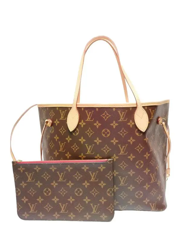 LOUIS VUITTON Neverfull Mm Monogram Tote - Brown