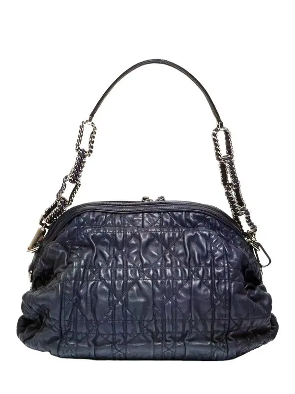 Dior 2011 Cannage Gaufre Delices Shoulder Bag - Blue