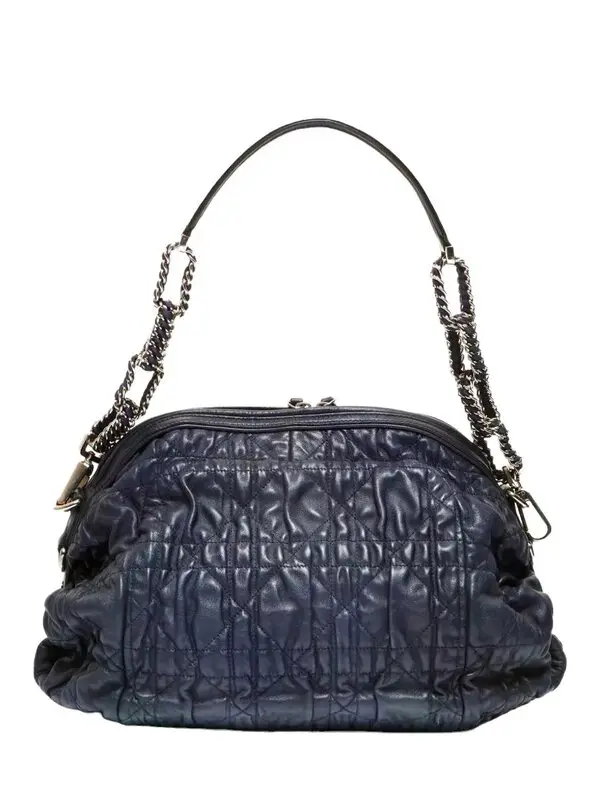 Dior 2011 Cannage Gaufre Delices Shoulder Bag - Blue