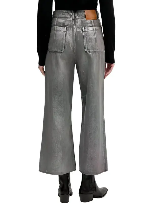 BENETTON Laminated Jeans - Grey