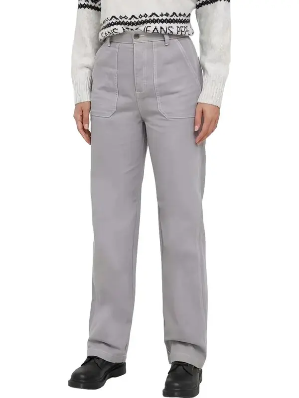 BENETTON Straight-leg Trousers - Grey