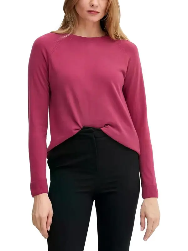BENETTON Raglan-sleeves Jumper - Pink