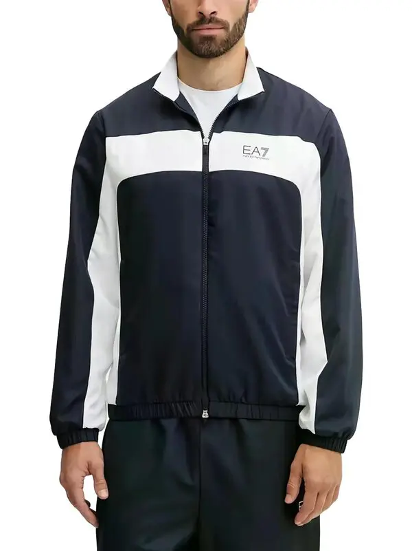 EA7 Striped Track Jacket - Blue