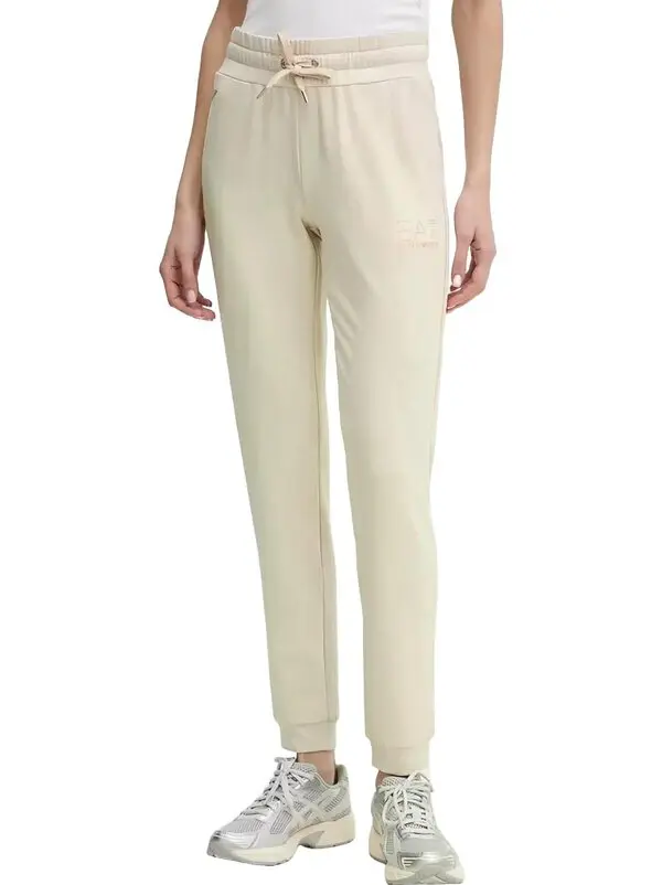 EA7 Logo-embellished Trousers - Neutrals