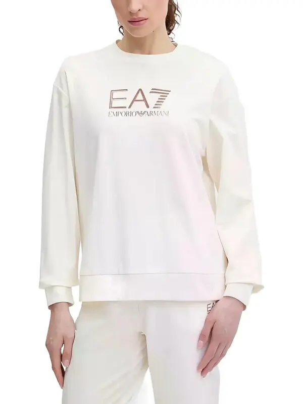 EA7 Logo-print Tracksuit - White