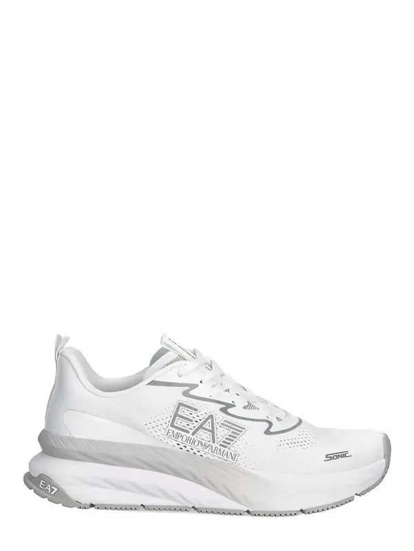 EA7 Logo Sneakers - White