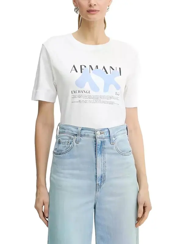 Armani Exchange Printed T-shirt - White