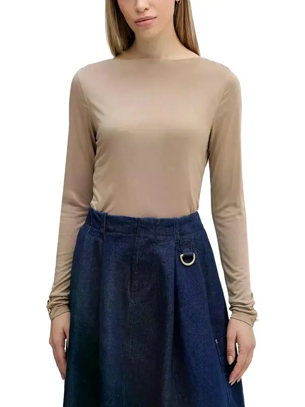 Barbour Wren Long Sleeve T-shirt - Neutrals