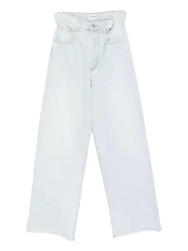 AGOLDE Raw-hem Wide-leg Jeans - Blue