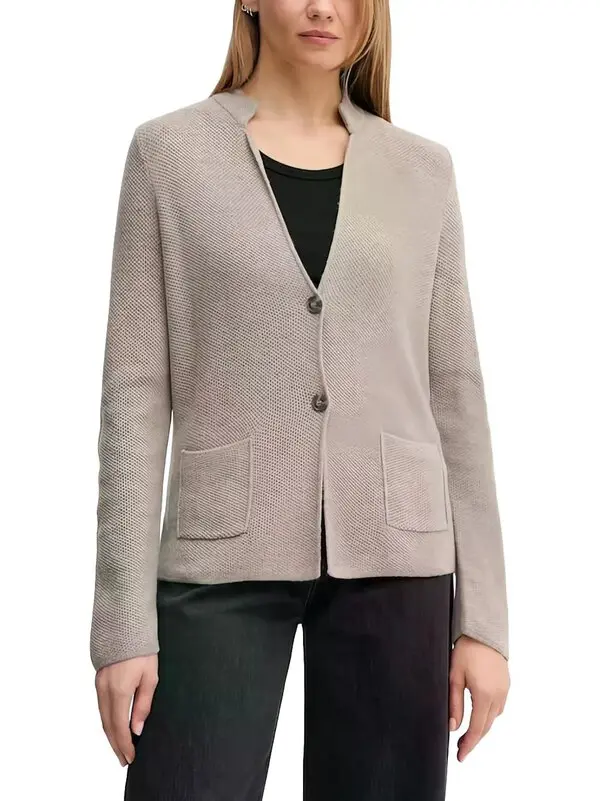 BENETTON Patch-pocket Cardigan - Neutrals