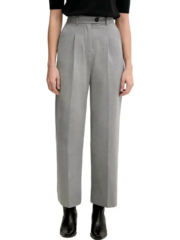 BENETTON Pleated Trousers - Grey
