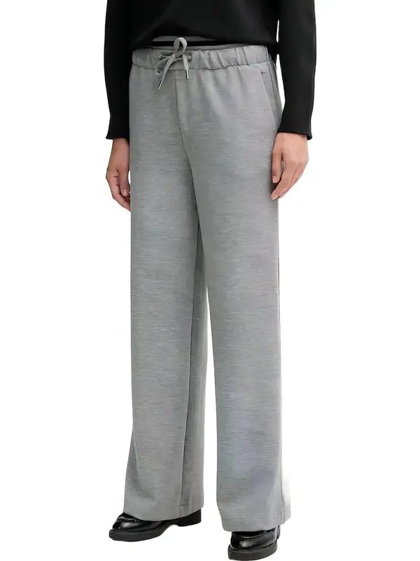 BENETTON Wide-leg Trousers - Grey