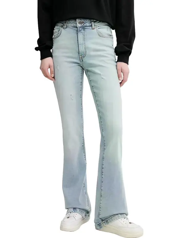 BENETTON Flared Denim Jeans - Blue