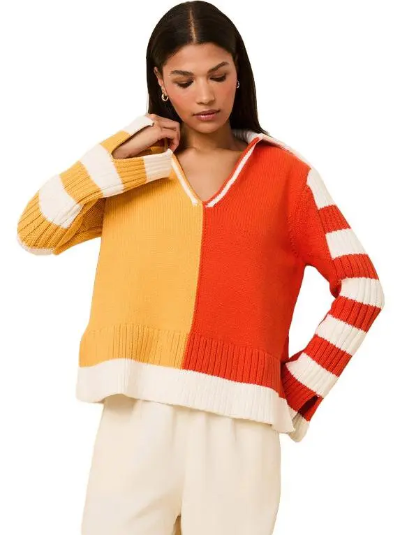 Solid & Striped Jack Color Blocked Sweater - Stripe