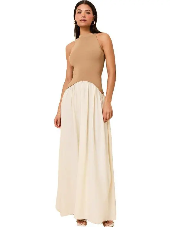 Solid & Striped Isola Maxi Dress - Neutral