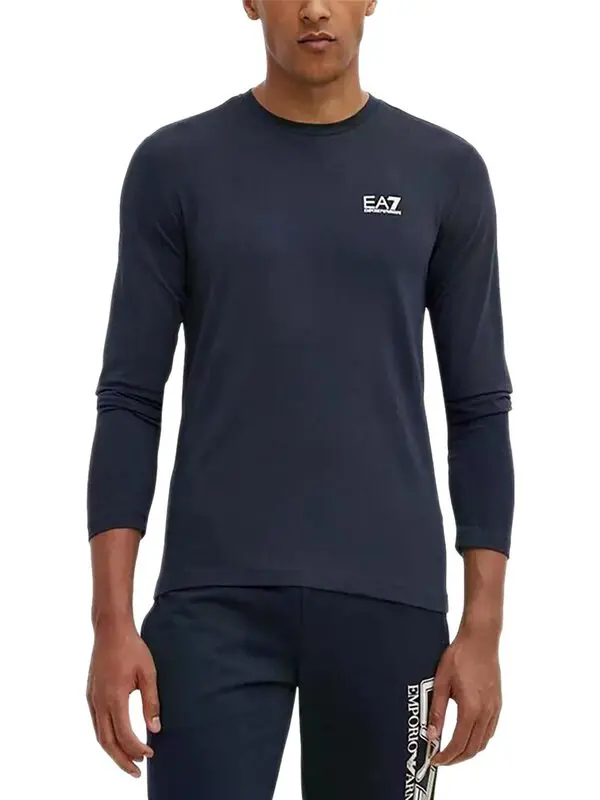 EA7 Long Sleeve Crew Neck T-shirt - Blue