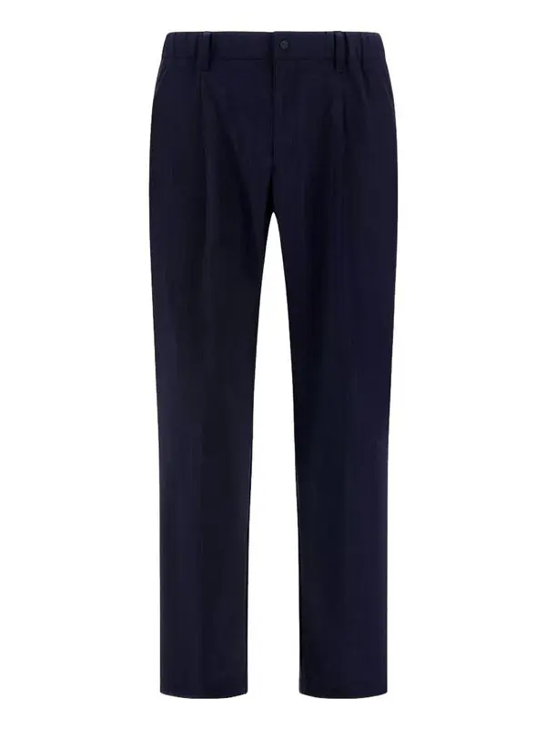 Herno Pleated Trousers - Blue
