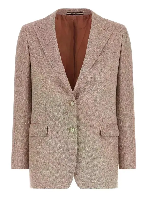 Tagliatore Bertha Single-breasted Blazer - Pink