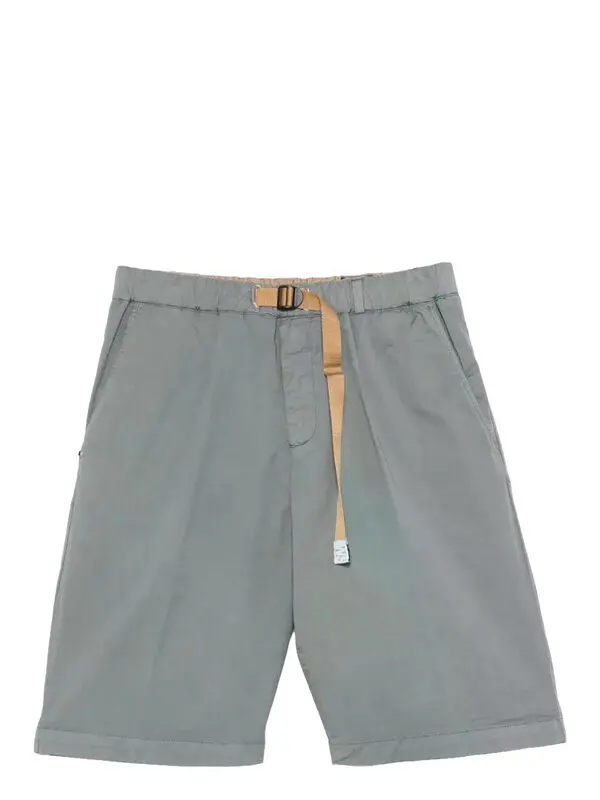 WHITE SAND Kevin Belted Shorts - Grey