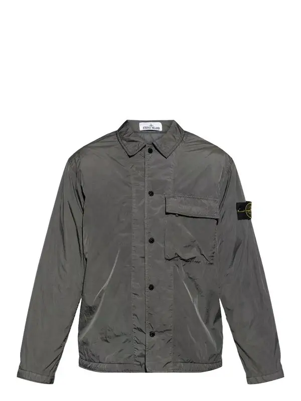 Stone Island Buttoned Pocket Jacket - Grey