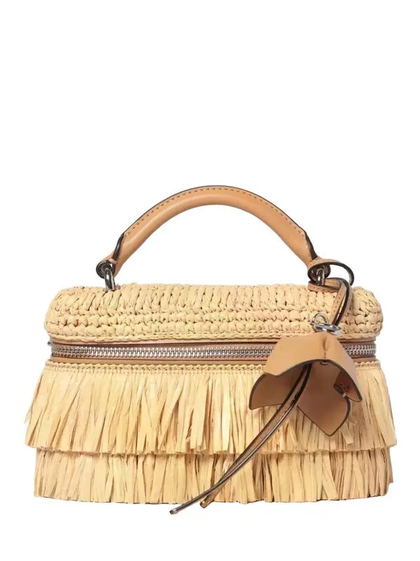 Michael Kors Fringed Shoulder Bag - Neutrals