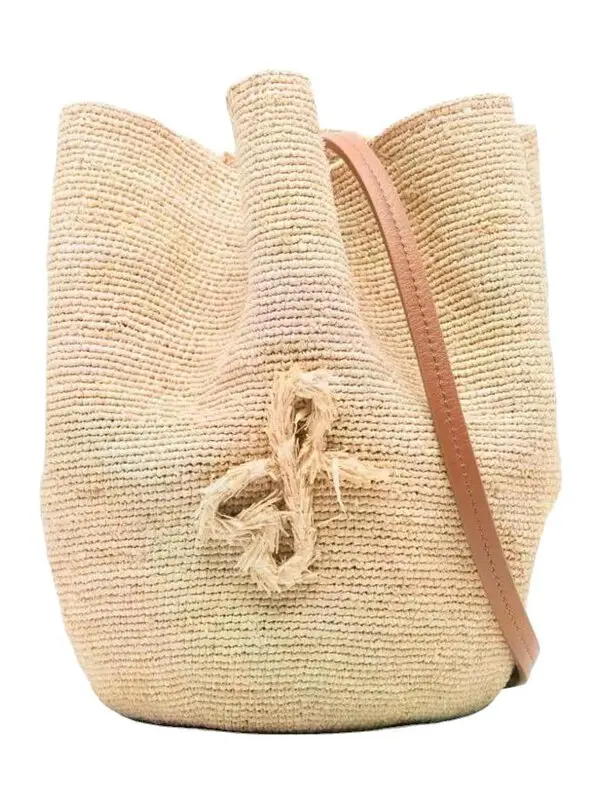 Ruslan Baginskiy Tie-detailed Bucket Bag - Neutrals