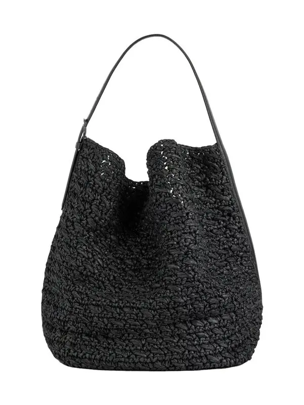 TOTEME Tote Bag With Belt Detail - Black