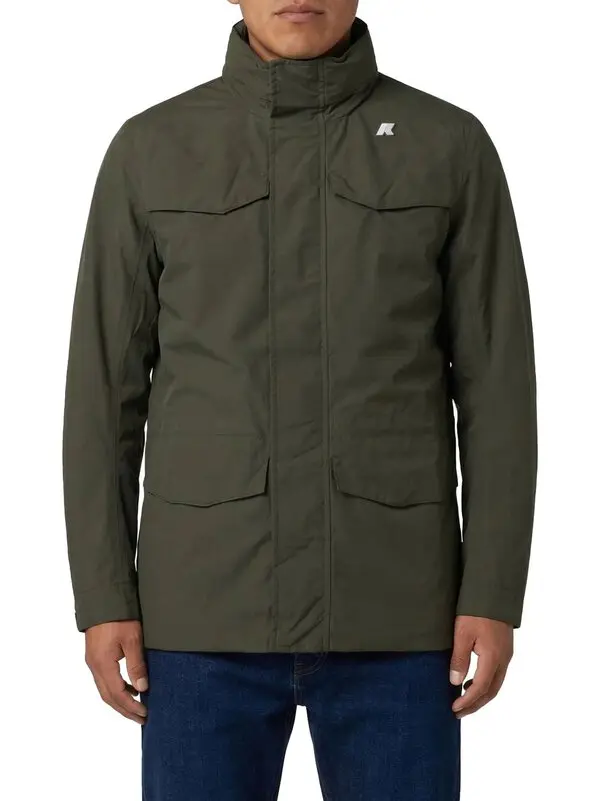 K-WAY Manuel Stretch Nylon Jersey Jacket - Green