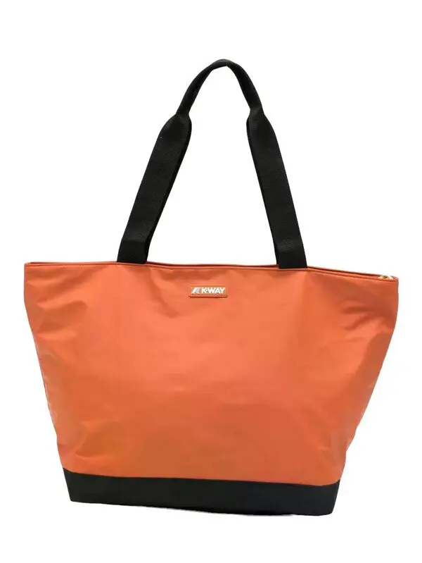 K-WAY Logo Tote Bag - Orange