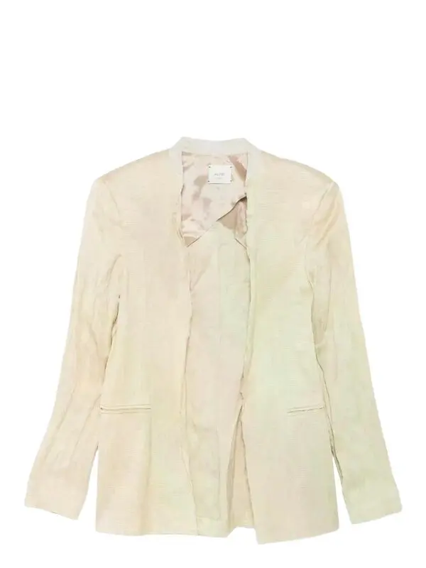 ALYSI Open-front Blazer - Neutrals