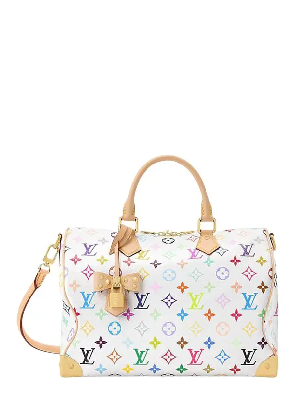 LOUIS VUITTON X Takashi Murakami Speedy Soft 30 - White