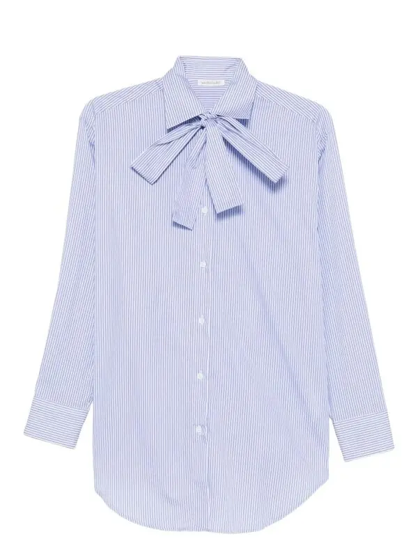ARCHIVIO '67 Striped Cotton Shirt - Sky Blue