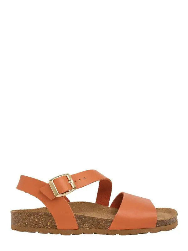 CELTIC & CO. Asymmetric Strap Sandal - Orange