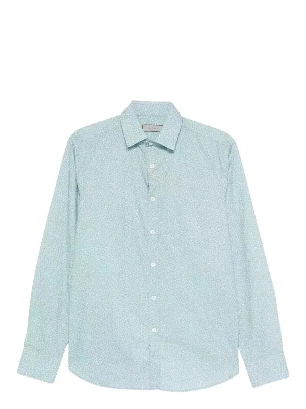 Canali Floral Shirt - Blue