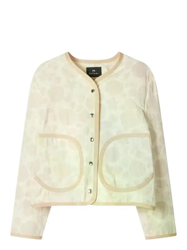Paul Smith Floral Jacquard Jacket - Neutrals