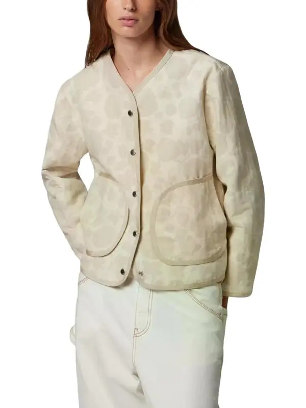 Paul Smith Floral Jacquard Jacket - Neutrals