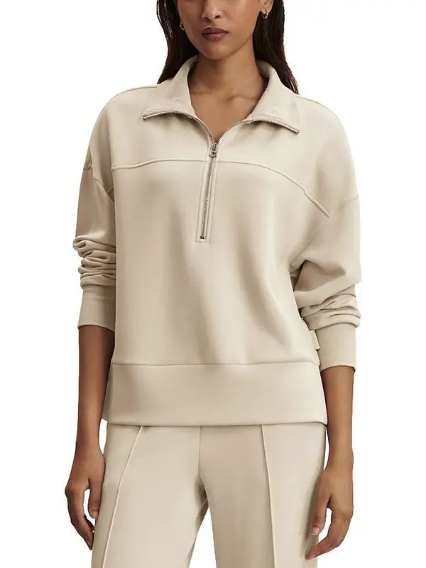 Varley Kayleigh Half Zip Sweater - Pristine