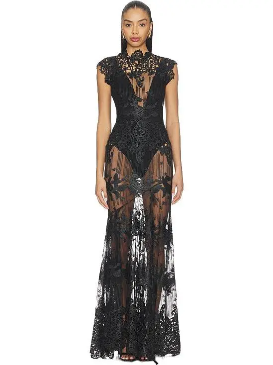 ZHIVAGO Stolen Dreams Gown - Black