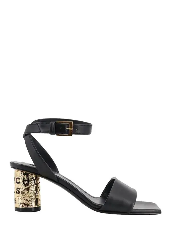 Givenchy Ankle-strap Sandals With Tape Heel - Black