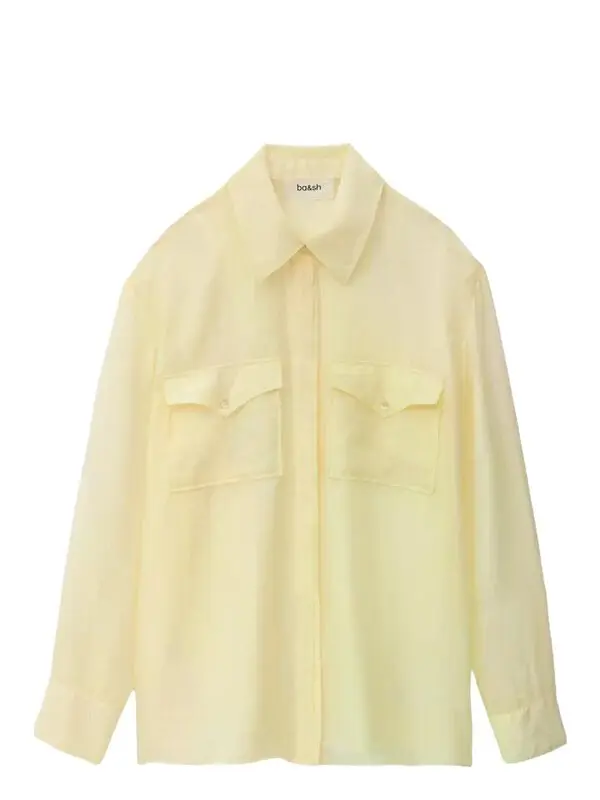Ba&sh Bao Patch-pocket Shirt - Yellow