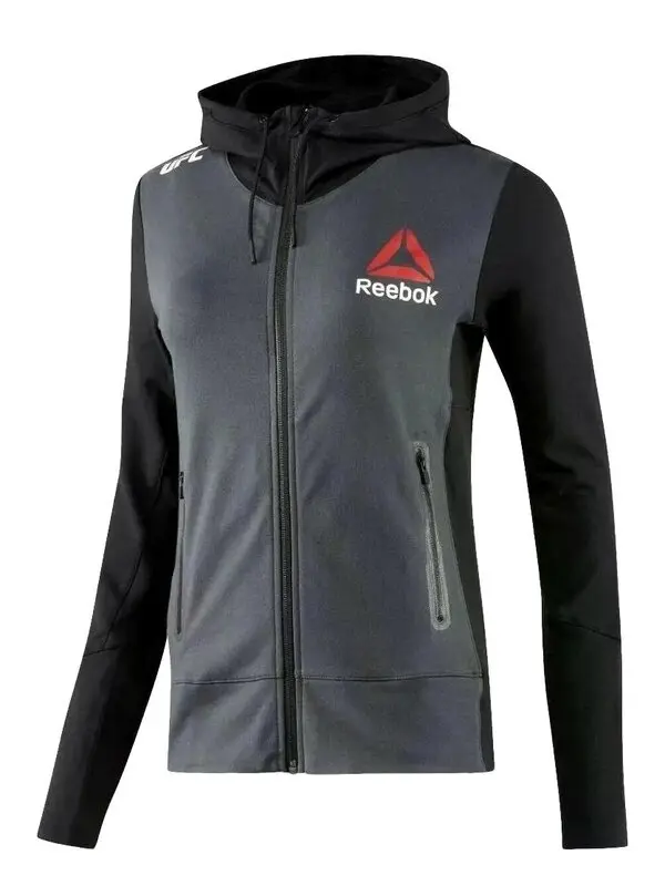 REEBOK Zipped Hood Performance Jacket - Black