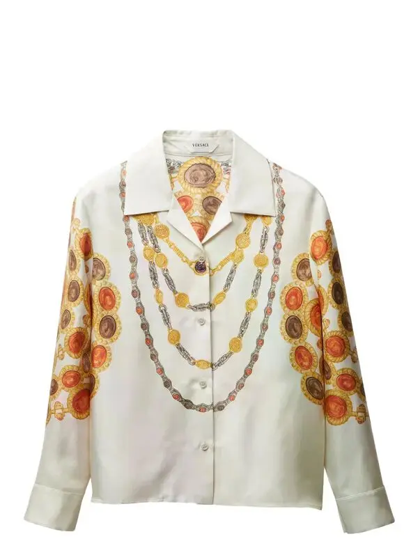 Versace Printed Shirt - Neutrals