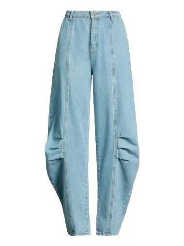 ROTATE BY BIRGER CHRISTENSEN Organic Cotton Baggy Jeans - Blue