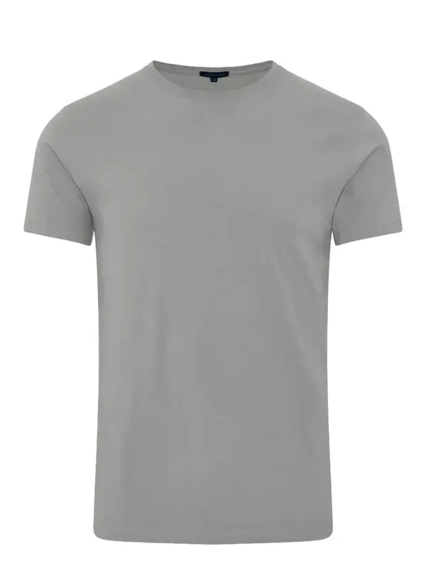 PATRICK ASSARAF Short Sleeve Crew T-shirt - Grey