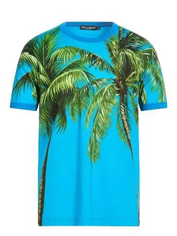 Dolce & Gabbana T-shirt Azure Size Cotton - Blue