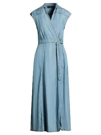 KAOS JEANS Lyocell Denim Maxi Dress - Blue