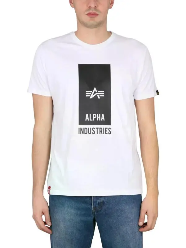 Alpha Industries Logo-print T-shirt - White