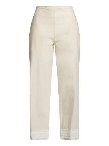 ALESSIA SANTI Wide-leg Cotton Pants - White