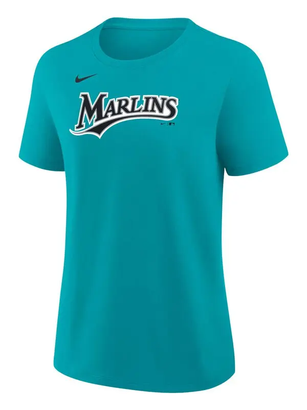 Nike Mlb Miami Marlins Sandy Alcantara T-shirt - Blue