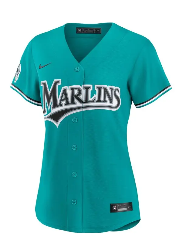 Nike Miami Marlins Mlb Stadium Jersey - Blue